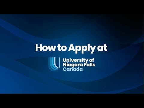How to Apply - University of Niagara Falls Canada